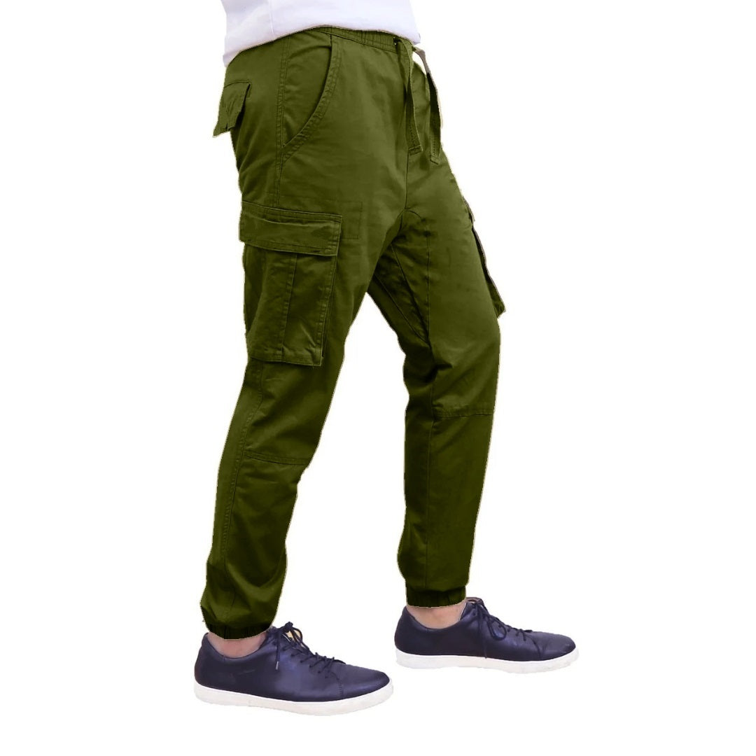 Wholesale Boy's Cargo Stretch Jogger School Pants in Olive. Sold in ...