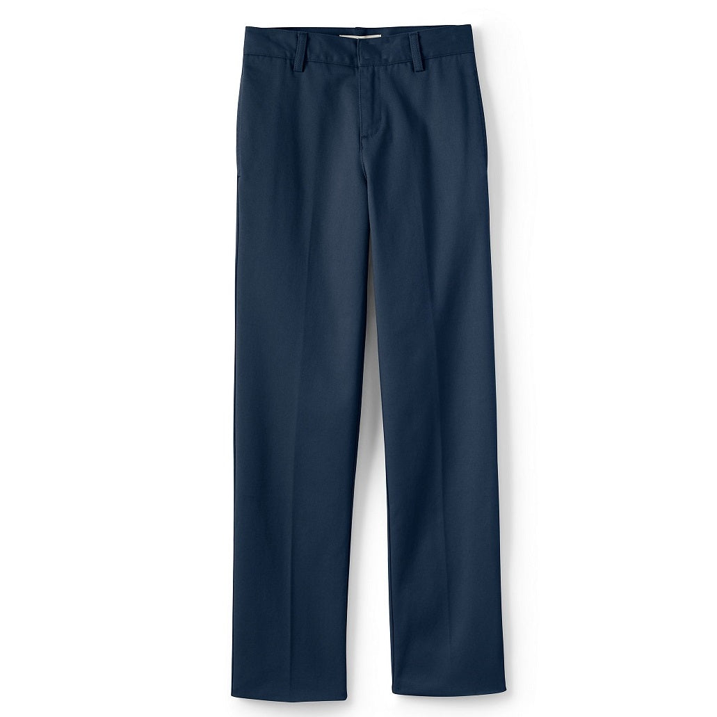 Wholesale Men's Flat Front School Uniform Pants - Navy. Sold in Bulk ...