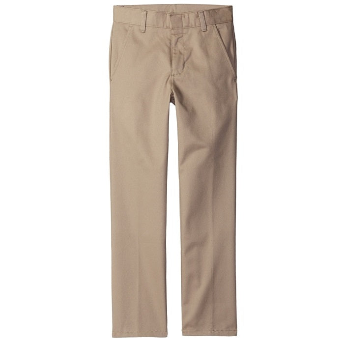 Wholesale Boys School Uniform Slim Fit Pants in Khaki. Sold in Bulk ...