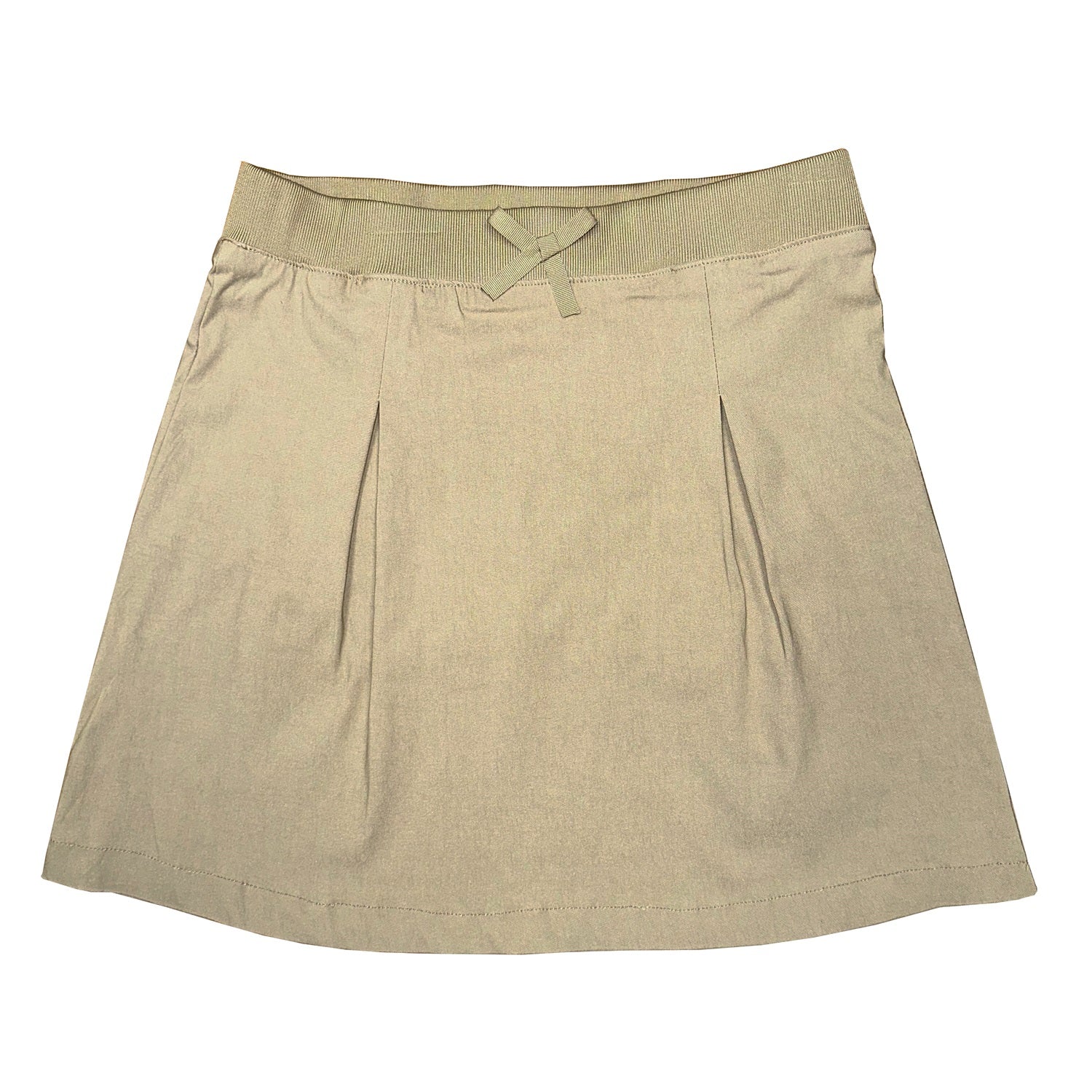 Wholesale Girls School Uniform Stretch Skort - Khaki. Sold In Bulk ...